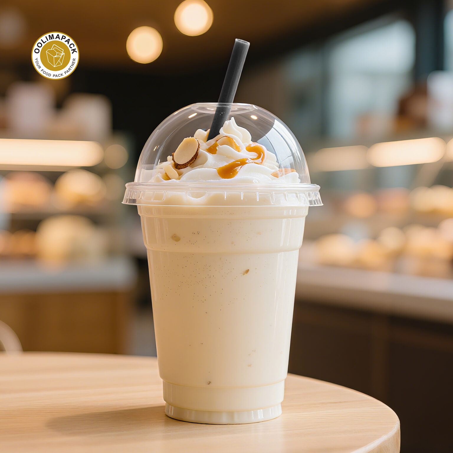 Pack of 50 Clear Disposable Plastic Cups with Dome Lids – 16 oz Cold ...